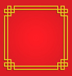 Chinese border frame Royalty Free Vector Image