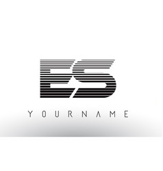 Ls l s letter logo design with swoosh and black Vector Image