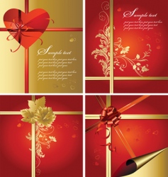 Round banner with red roses Royalty Free Vector Image