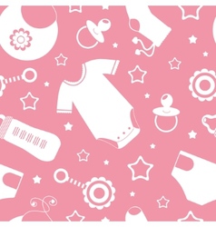 Baby seamless pattern Royalty Free Vector Image