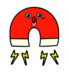 Cute cartoon magnet Royalty Free Vector Image - VectorStock