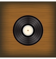 Black vinyl disc Royalty Free Vector Image - VectorStock