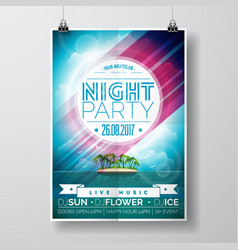 Dance academy flyer template Royalty Free Vector Image