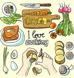 Food recipe Royalty Free Vector Image - VectorStock