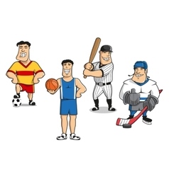 Cartoon soccer football player Royalty Free Vector Image