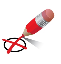 Check list with pencil Royalty Free Vector Image