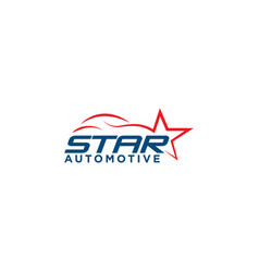 Star logo graphic design template Royalty Free Vector Image