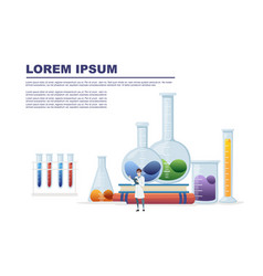 Chemical laboratory Royalty Free Vector Image - VectorStock