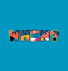 Who what where when why how 5w1h or wh questions Vector Image