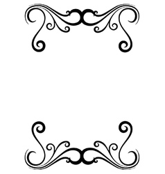 Decorative page border Royalty Free Vector Image