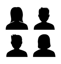 People portraits Royalty Free Vector Image - VectorStock