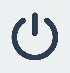 Power lightning logo icon Royalty Free Vector Image