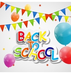 Back to school concept Royalty Free Vector Image
