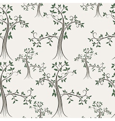Seamless pattern with branches of blooming tree Vector Image
