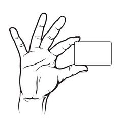 Number one hand finger pointing up Royalty Free Vector Image