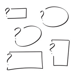 Blank template for text isolated box Royalty Free Vector