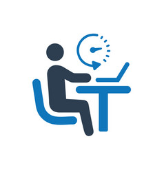 Running man with fast speed effect Royalty Free Vector Image