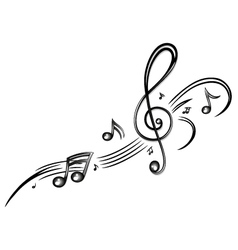 Musical notes vector by angelp - Image #533887 - VectorStock