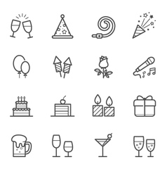 Flower icons for pattern Royalty Free Vector Image