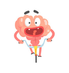 Human brain characters in different situations Vector Image