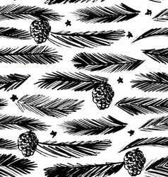 Seamless pattern fur-tree Royalty Free Vector Image