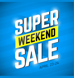 Weekend coming - flat design Royalty Free Vector Image