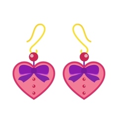 Diamond jewelry hearts Royalty Free Vector Image