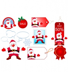 Santa claus background Royalty Free Vector Image