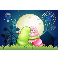 Tractor and other vehicles used in construction Vector Image