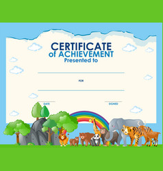 Certificate of mathematics award Royalty Free Vector Image