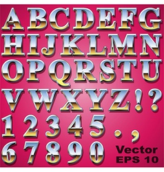 Carnival circus funfair letters Royalty Free Vector Image