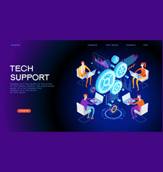 Technical banner for website Royalty Free Vector Image