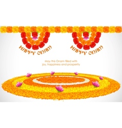 Decorated onathappan for onam celebration Vector Image