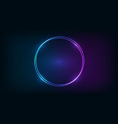 Round metal frames set Royalty Free Vector Image