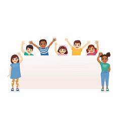 Smiling kids Royalty Free Vector Image - VectorStock