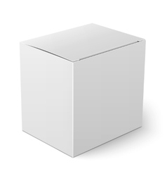 White box with separators Royalty Free Vector Image