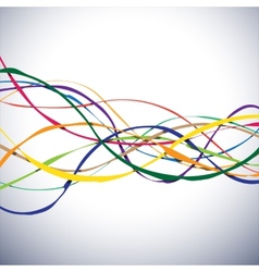 Abstract color circles olympic rings background Vector Image