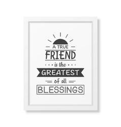 Friend lettering friendship card typography Vector Image