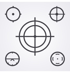 Sniper aim pointer weapon targeting pointers Vector Image