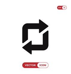 Refresh icon Royalty Free Vector Image - VectorStock