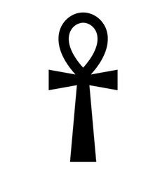 Swastika fylfot icon black color flat style Vector Image