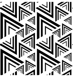 Stripe triangle pattern Royalty Free Vector Image
