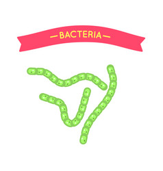 Bacteria stack isolated microorganism icons Vector Image