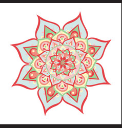 Diwali holiday goddess saraswati with veena Vector Image