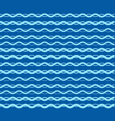 Set wave pattern and wavy circle Royalty Free Vector Image