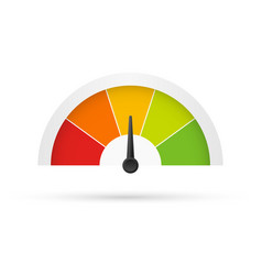 Rating meter Royalty Free Vector Image - VectorStock