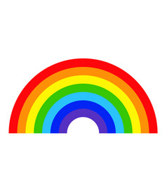 Abstract colorful rainbow circle frame Royalty Free Vector