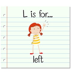 Flashcard letter k is for kangaroo Royalty Free Vector Image