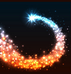 Golden magic star Royalty Free Vector Image - VectorStock