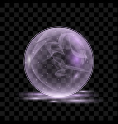 Transparent clear shiny Royalty Free Vector Image